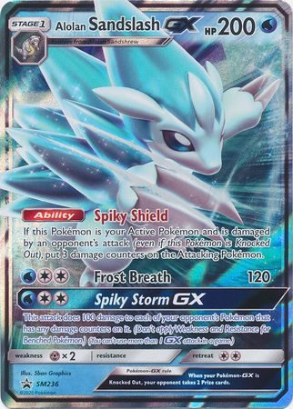 Alolan Sandslash GX Box. - Pokemonkort på Pokemons.dk