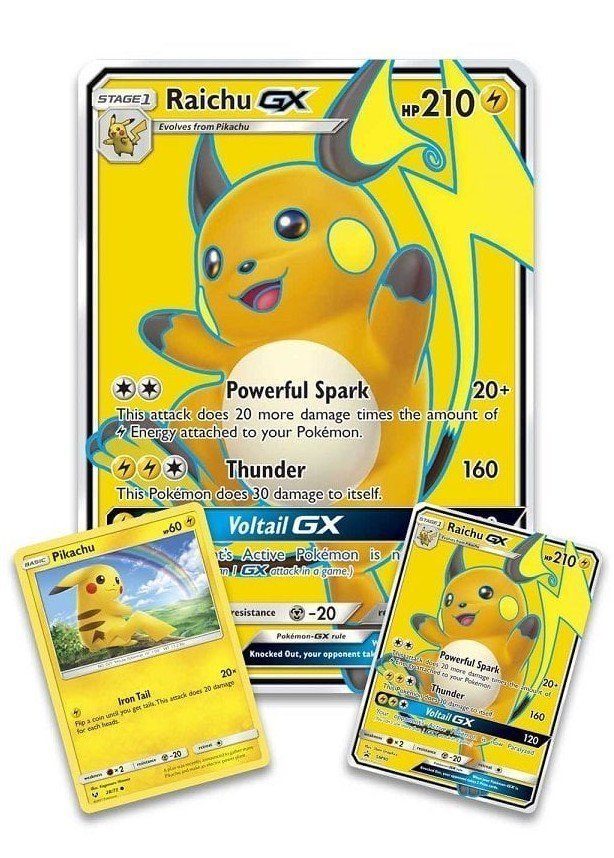 Raichu GX Special Collection Box. - Pokemonkort på Pokemons.dk