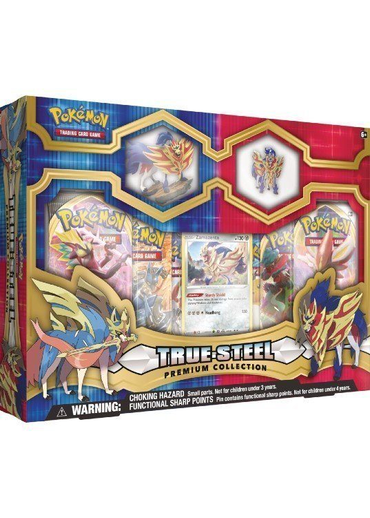 True Steel Premium Collection Box - Zamazenta. - Pokemonkort på Pokemons.dk