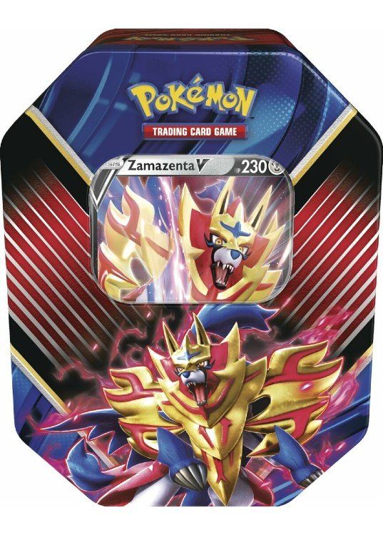 Zamazenta V Tin Box. - Pokemonkort på Pokemons.dk