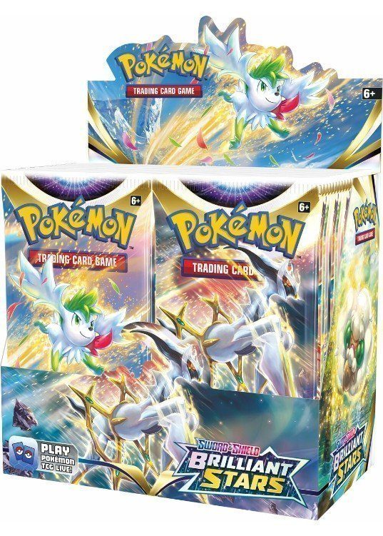 Booster Box (36 stk.) - SWSH Brilliant Star - Pokemonkort på Pokemons.dk