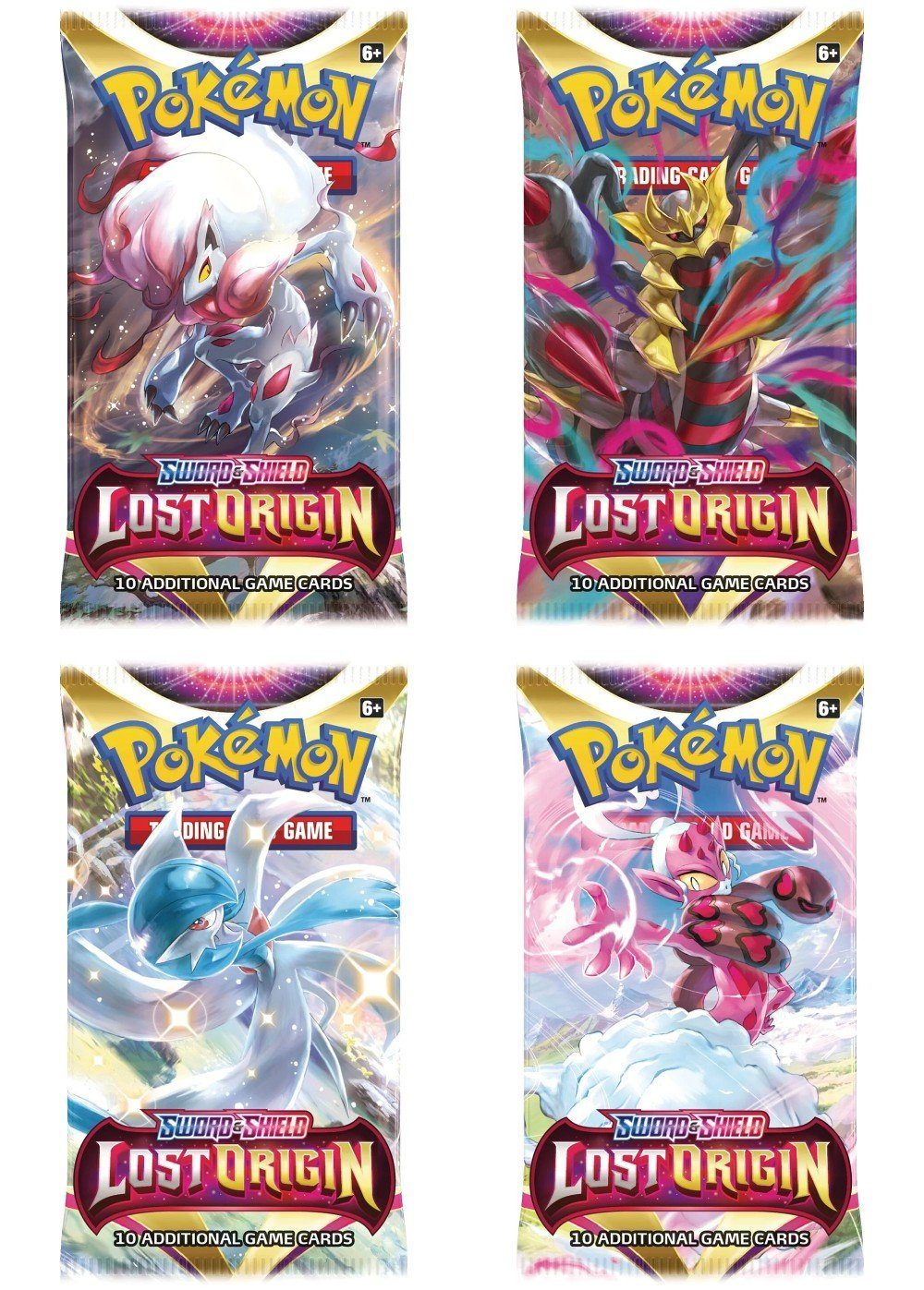 Booster Pack full artwork set (5 stk.) fra SWSH Lost Origin ...