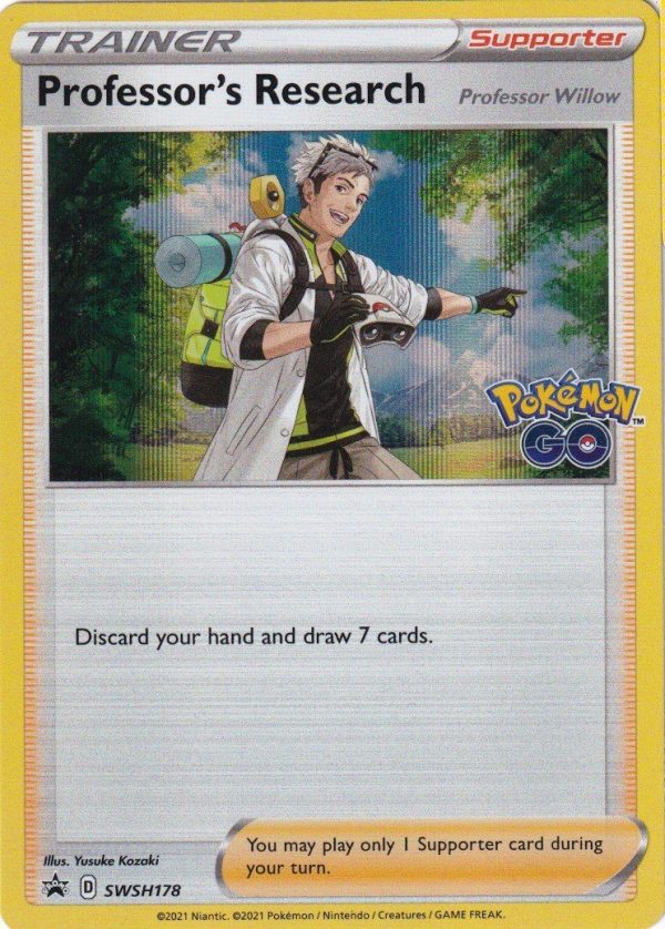Professor's Research (Professor Willow) - SWSH178 - Line Holo ...