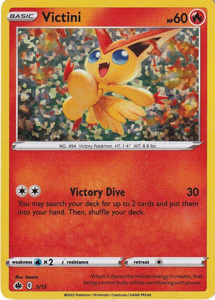 Victini 5/15 (Holo) McDonald's Collection 2022 Promo Pokemon kort ...