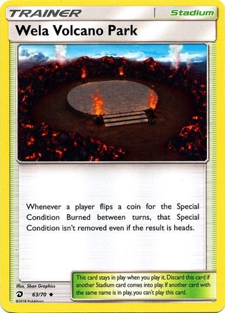 Wela Volcano Park - 63/70 - Pokemon enkeltkort på Pokemons.dk