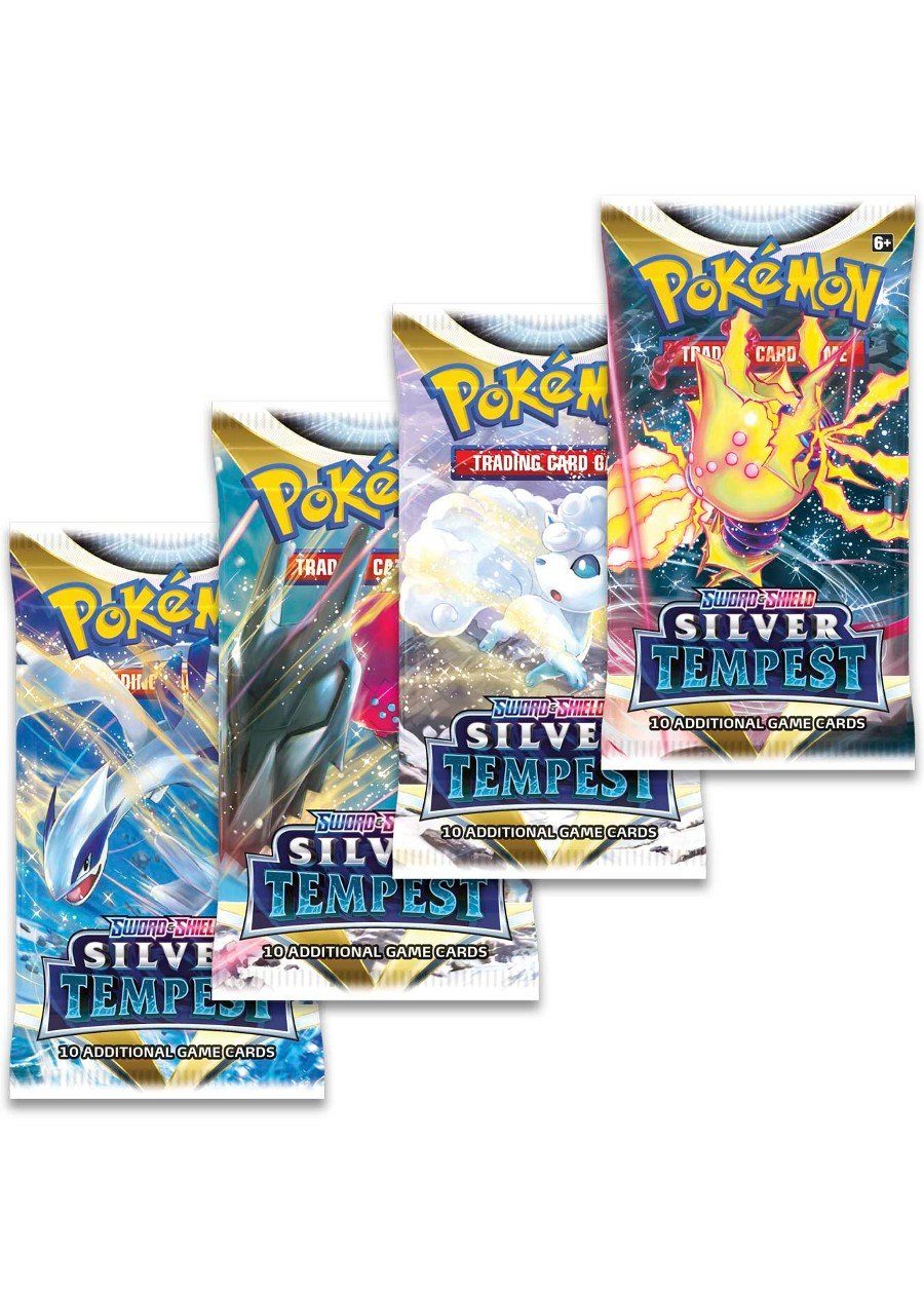 Booster Pack full artwork set (4 stk.) fra SWSH Silver Tempest ...