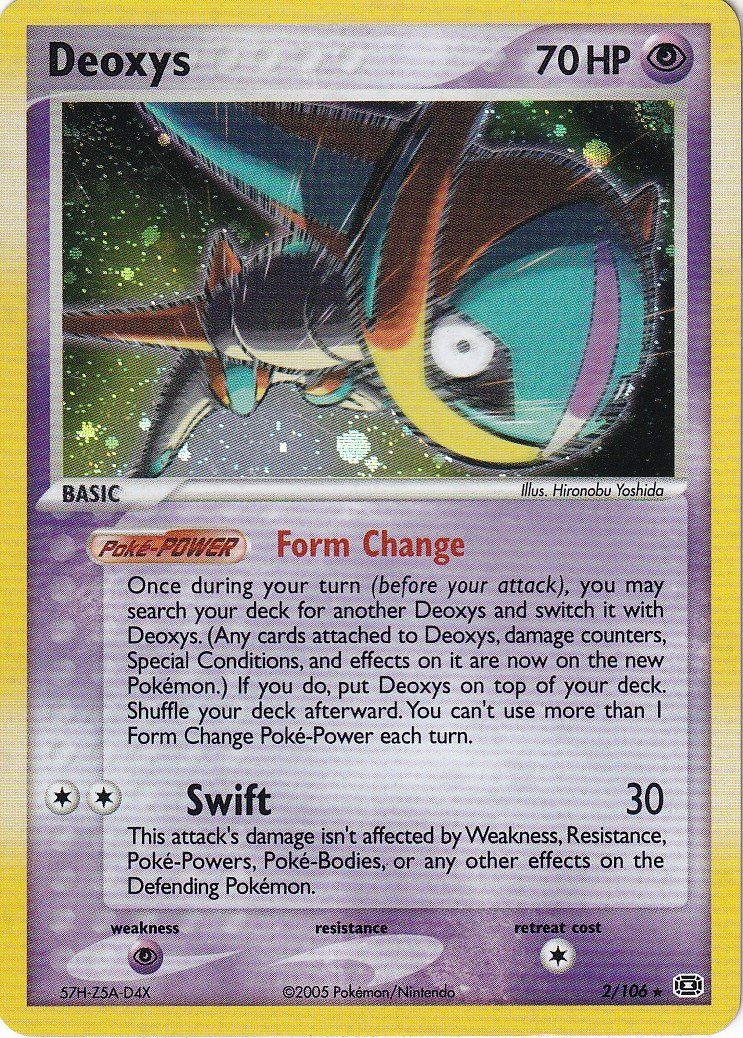 Deoxys - 2/106 (Holo) - Pokemon enkeltkort fra EX Emerald