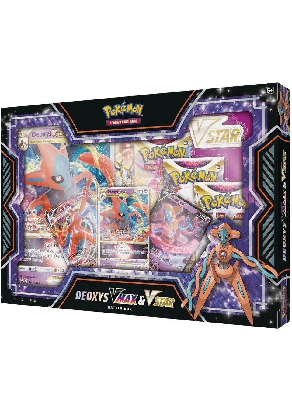 Deoxys VMAX & VSTAR Battle Box - Pokemonkort på Pokemons.dk