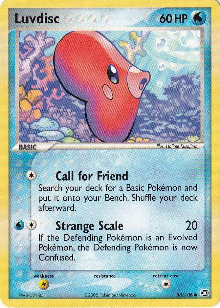 Luvdisc - 53/106 - Pokemon enkeltkort fra EX Emerald