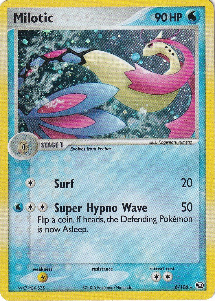 Milotic - 8/106 (Holo) - Pokemon enkeltkort fra EX Emerald