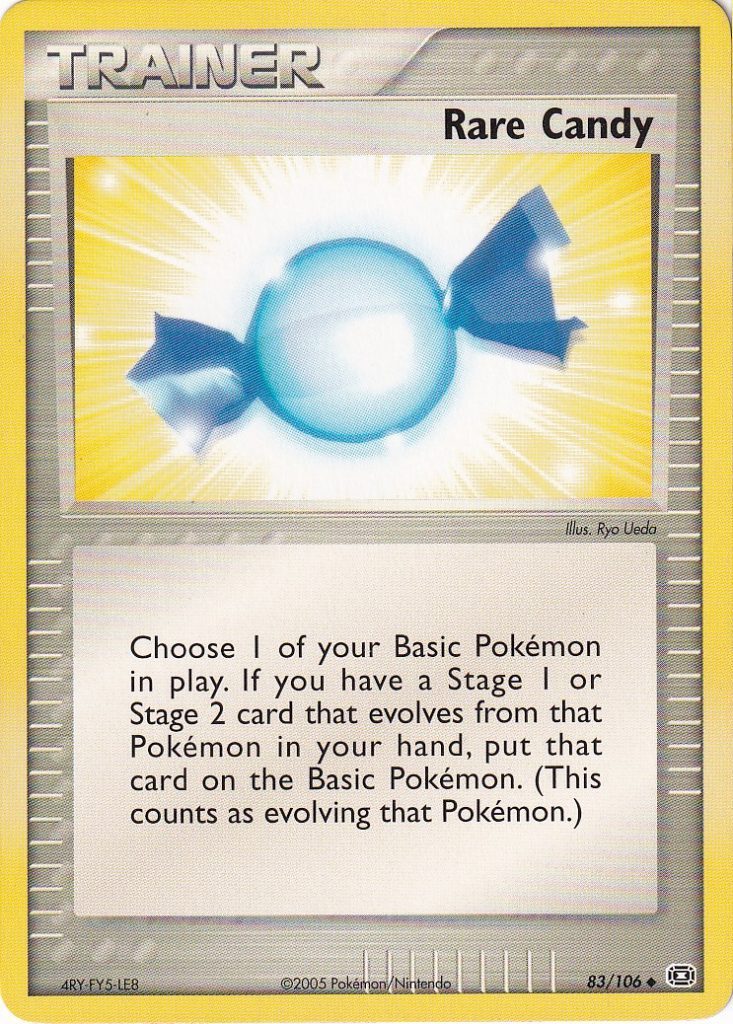 Rare Candy - 83/106 - Pokemon enkeltkort fra EX Emerald
