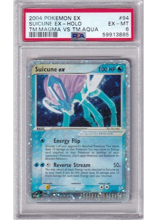 Suicune ex PSA 6 - Gradede pokemon kort på Pokemons.dk