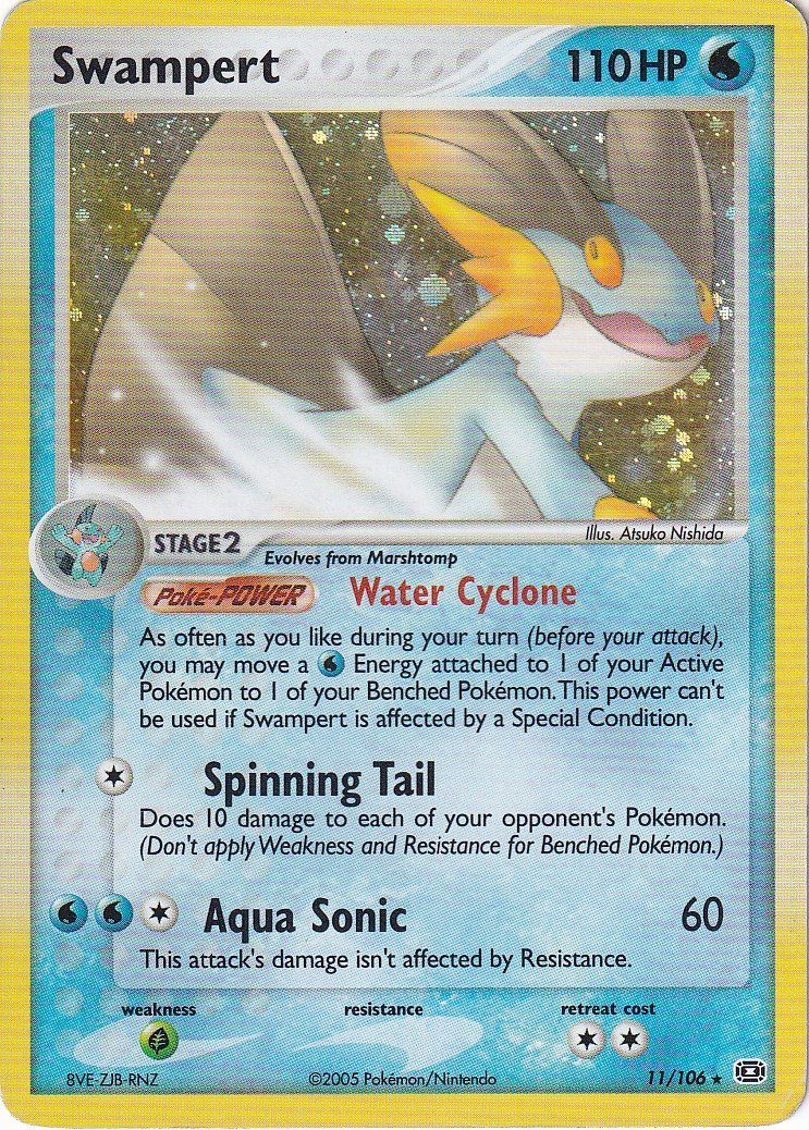 Swampert - 11/106 (Holo) - Pokemon enkeltkort fra EX Emerald
