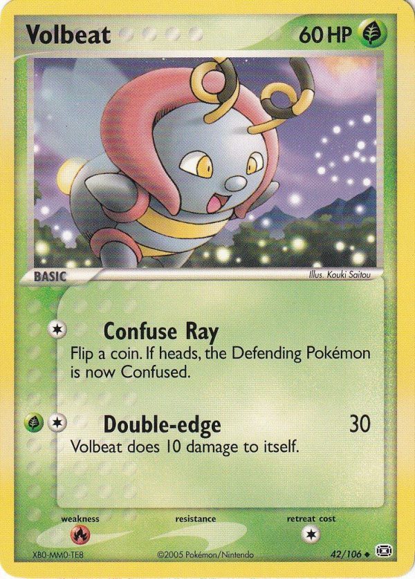 Volbeat - 42/106 - Pokemon enkeltkort fra EX Emerald