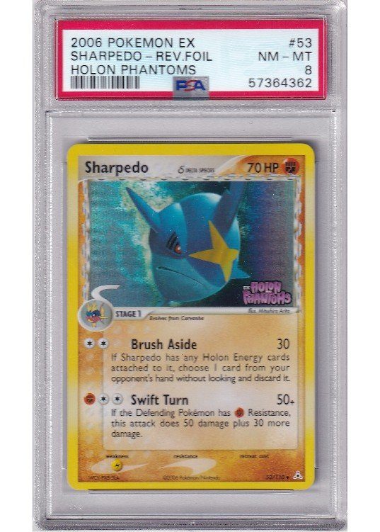 Sharpedo δ PSA 8 - Gradede pokemon kort på Pokemons.dk
