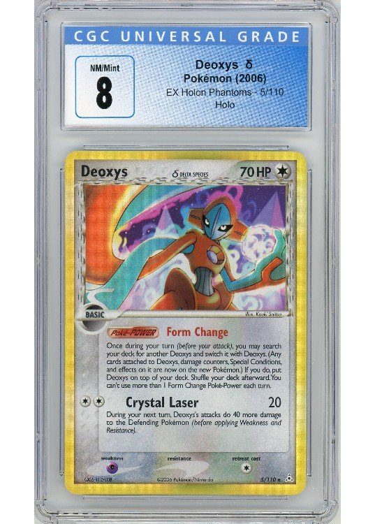 Deoxys δ CGC 8 - Gradede pokemon kort på Pokemons.dk