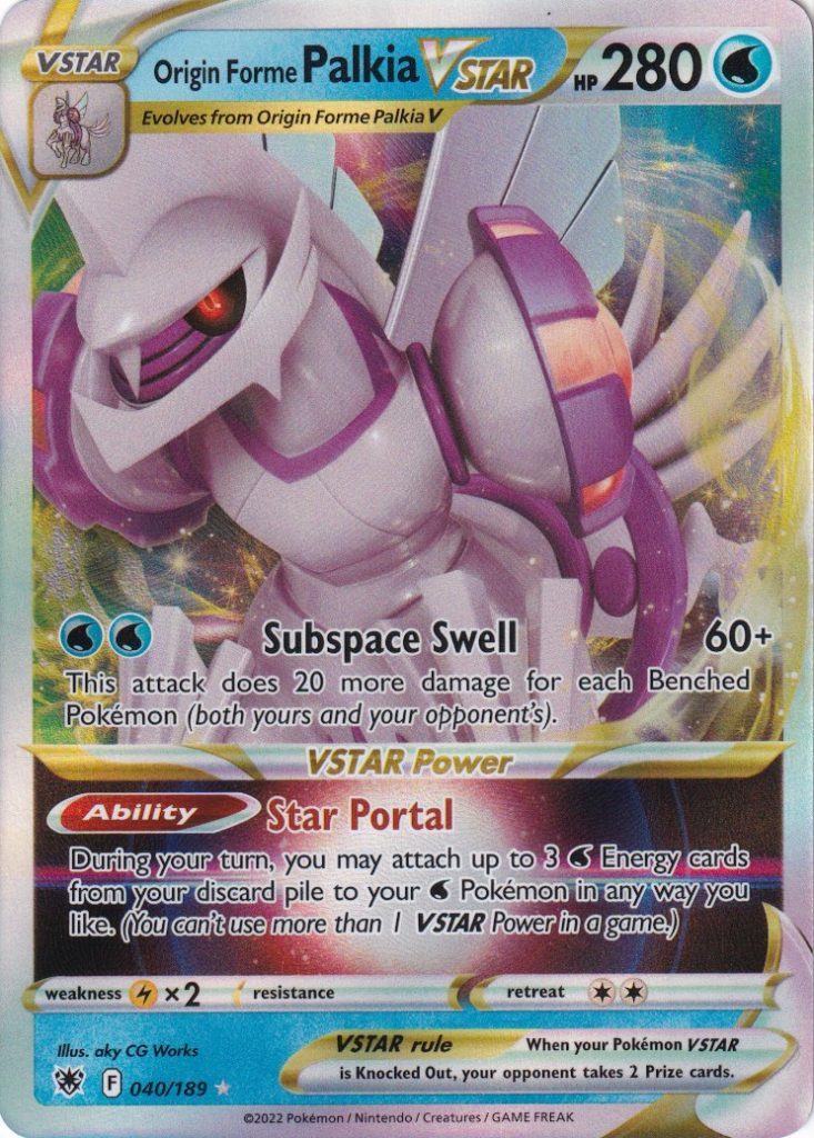 Origin Forme Palkia VSTAR - 40/189 - Pokemon enkeltkort fra SWSH Astral ...
