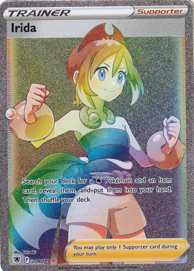 Irida - 204/189 - Pokemon enkeltkort fra SWSH Astral Radiance