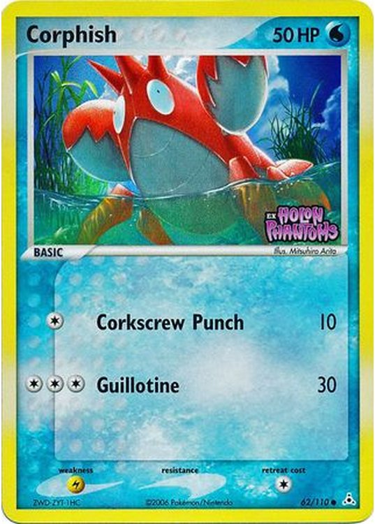 Corphish - 62/110 - Pokemon enkeltkort fra EX Holon Phantoms
