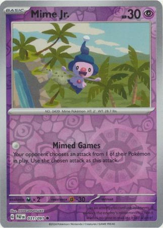 Mime Jr. - 031/091 - Reverse - Pokemons