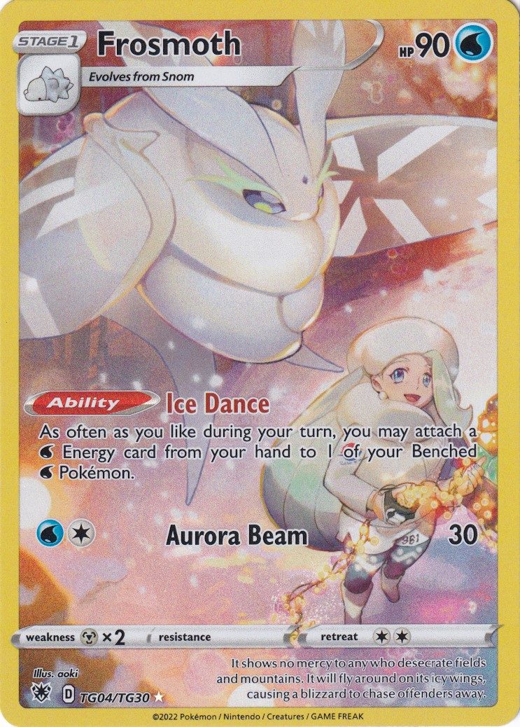 Frosmoth - TG04/TG30 (Holo) - Pokemon enkeltkort fra SWSH Astral Radiance