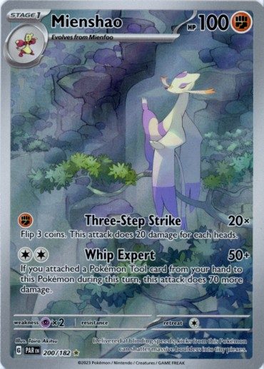 Mienshao 200/182 - Pokemon enkeltkort fra SV04 Paradox Rift