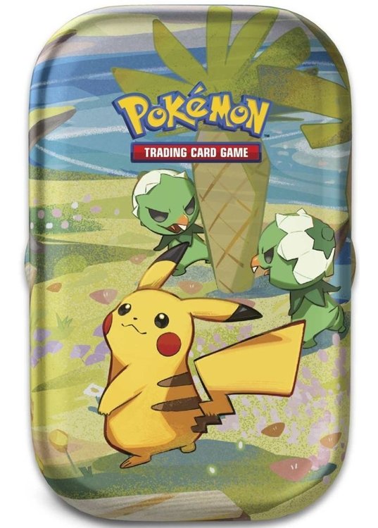 Paldea Friends Mini Tin (Pikachu) - Pokemonkort på Pokemons.dk