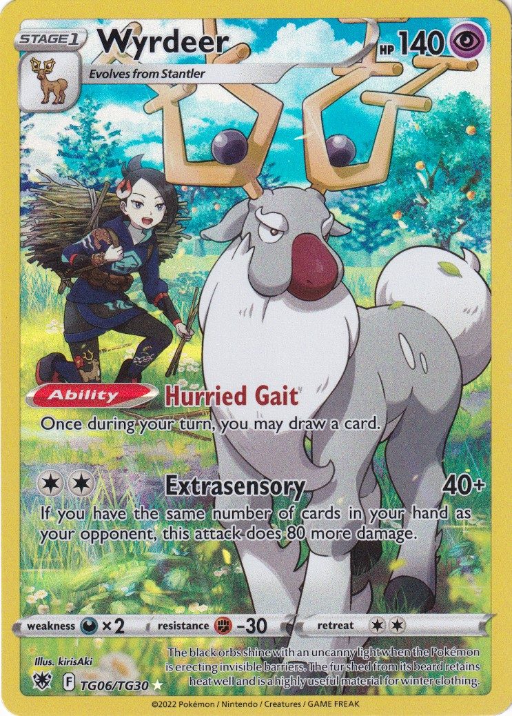 Wyrdeer - TG06/TG30 (Holo) - Pokemon enkeltkort fra SWSH Astral Radiance