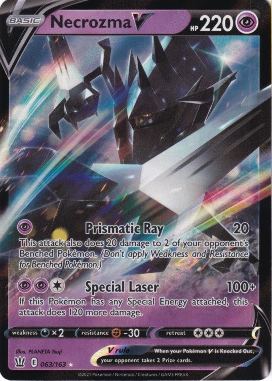 Necrozma V 063/163 - Pokemon enkeltkort fra SWSH Battle Styles