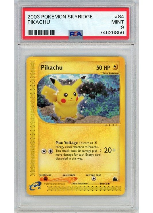 Pikachu PSA 9 - Gradede pokemon kort på Pokemons.dk