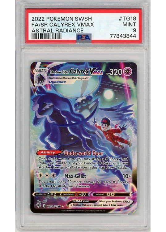 Shadow Rider Calyrex VMAX PSA 9 - Gradede pokemon kort på Pokemons.dk