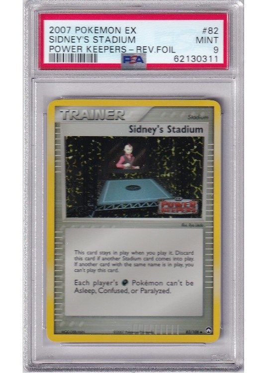 Sidney's Stadium PSA 9 - Gradede pokemon kort på Pokemons.dk