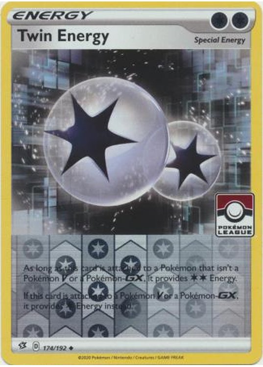 Twin Energy - 174/192 - Pokémon League Stamp - Specialkort på Pokemons.dk