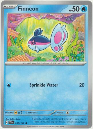Finneon 035/142 - Pokemon enkeltkort fra SV07 Stellar Crown