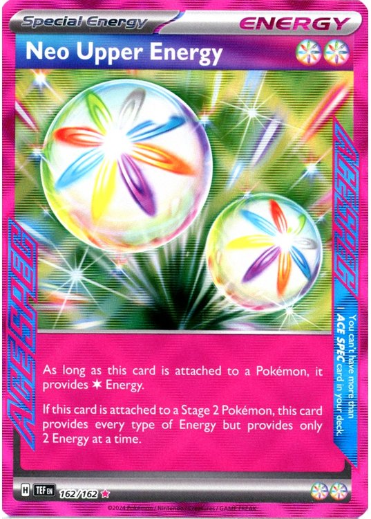 Neo Upper Energy 162/162 - Pokemon enkeltkort fra SV05 Temporal Forces