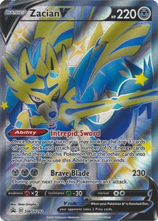 Zacian V - SWSH292 - SWSH292 - Pokemon promokort på Pokemons.dk