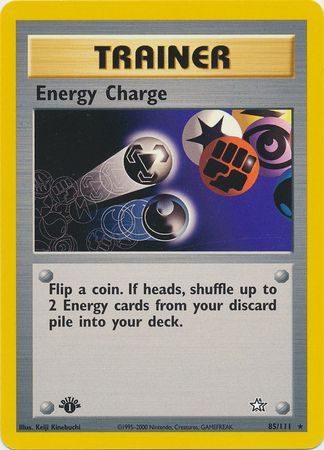 Energy Charge - 85/111 - 1st Edition - Pokemon enkeltkort fra Neo Genesis