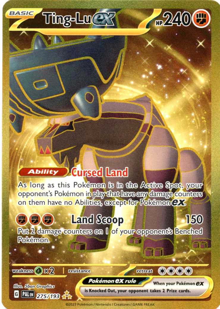 Ting-Lu ex 275/193 - Pokemon enkeltkort fra SV02 Paldea Evolved